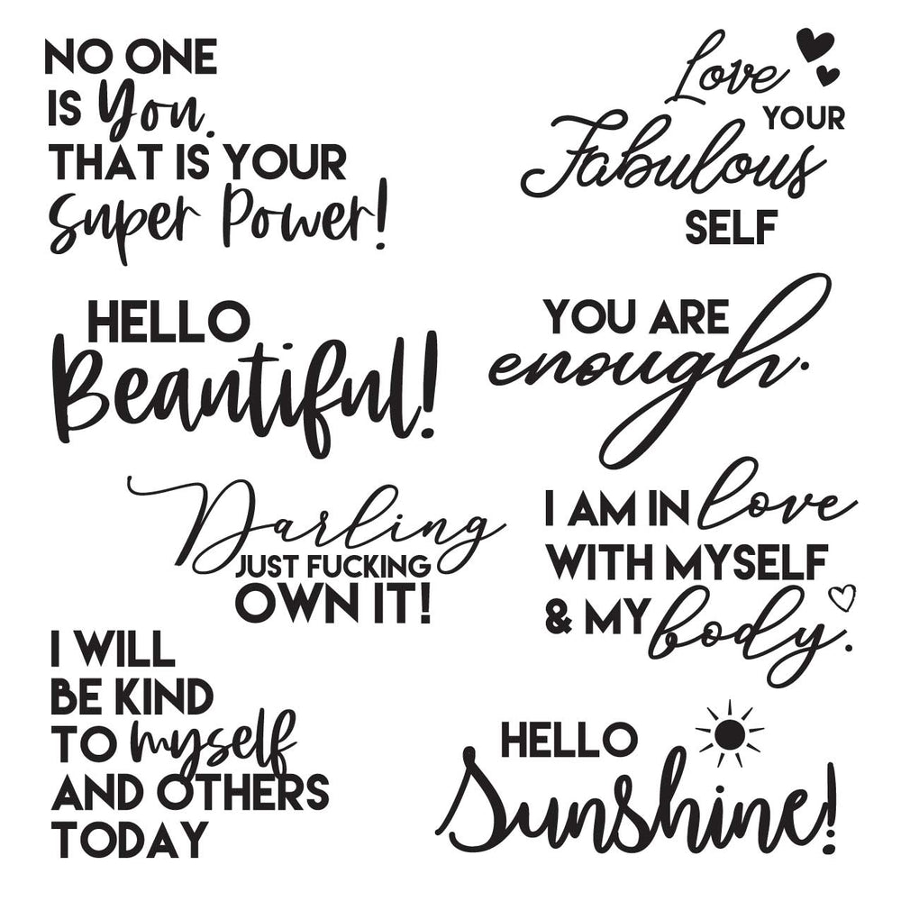Mirror Affirmation Decals – The Confetti Gift Co