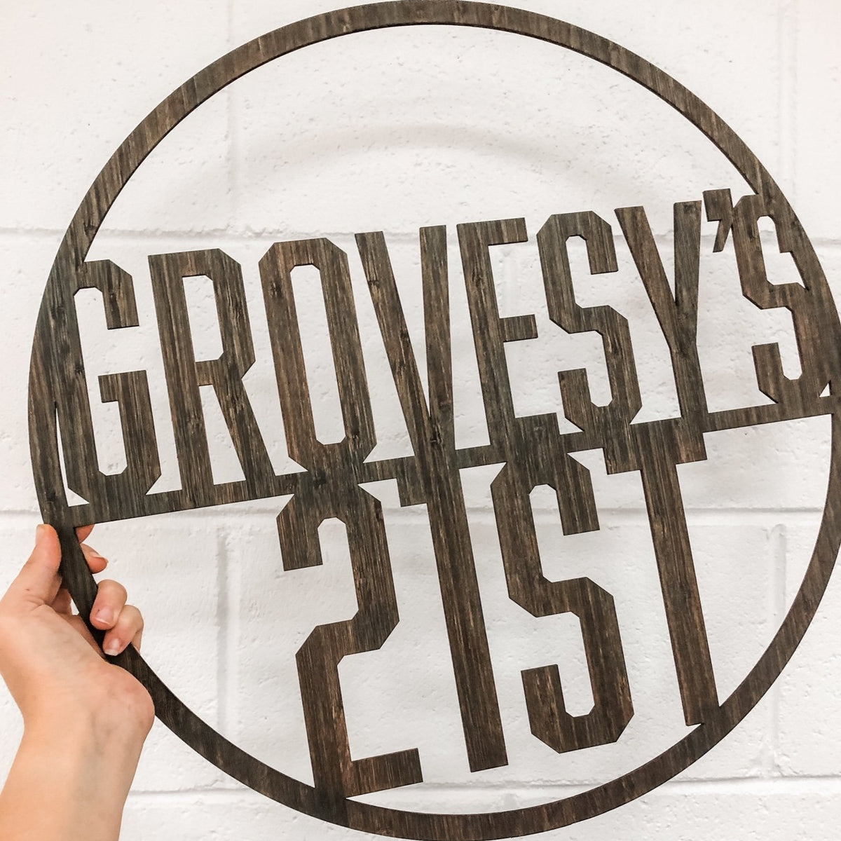 Circular Cut Out Sign – The Confetti Gift Co